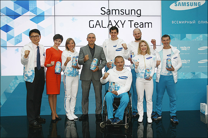Samsung представил первую Samsung GALAXY Team на Олимпиаде-2014 - Чемпионат