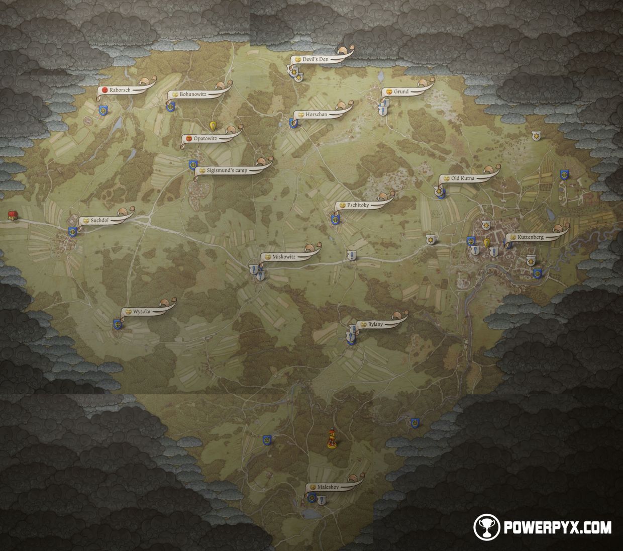 Карта мира Kingdom Come Deliverance 2 – фото - Чемпионат