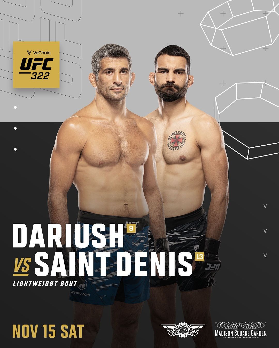 Бенуа Сен-Дени проведёт следующий бой на турнире UFC 322. Назван ...