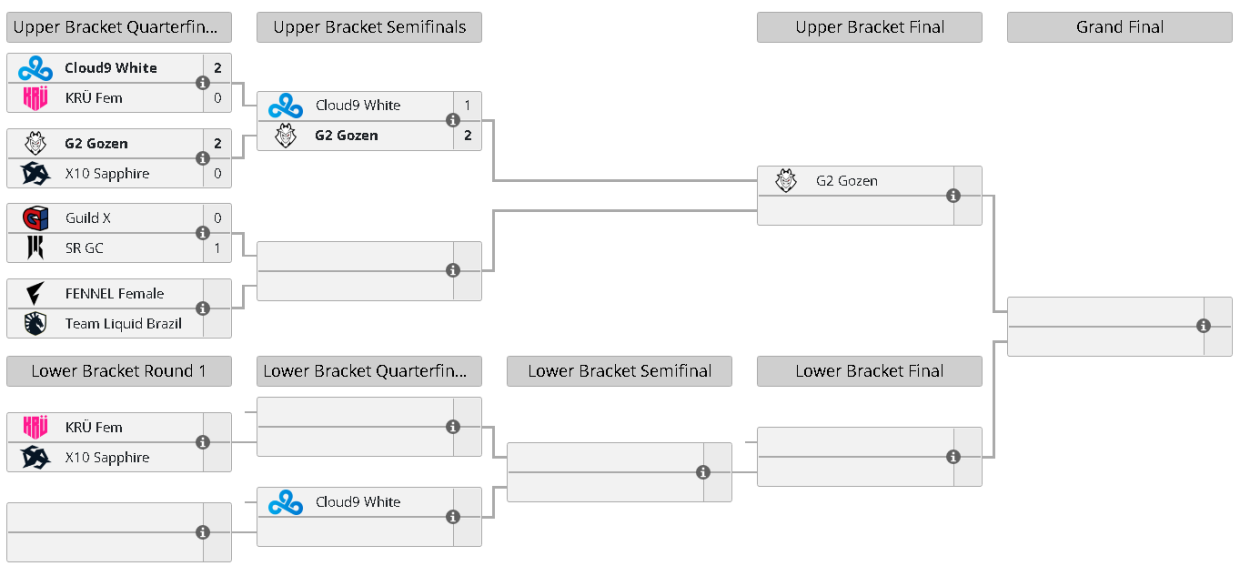 G2 с россиянкой в составе вышла в финал женского чемпионата мира по ...