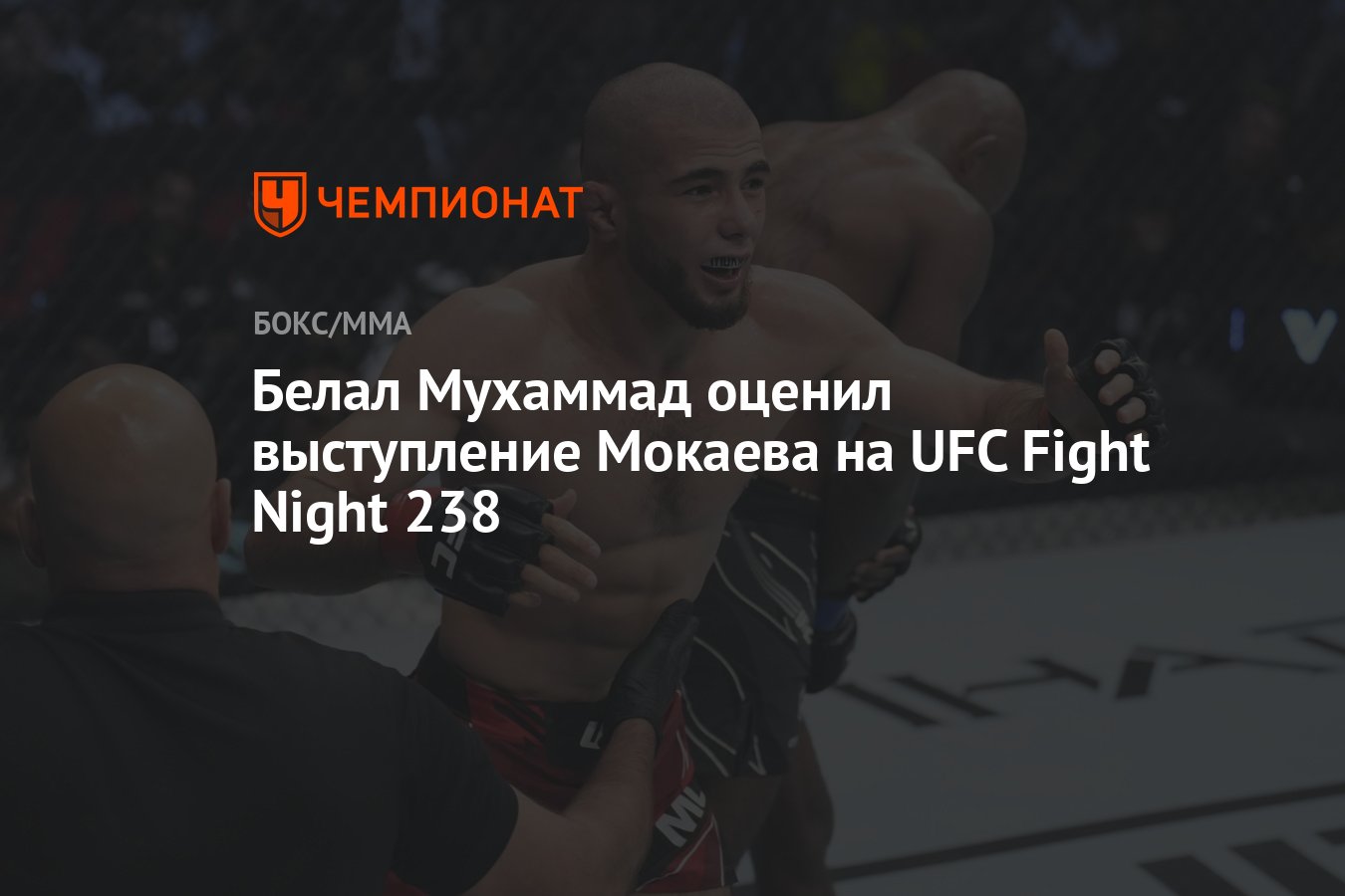 Белал Мухаммад оценил выступление Мокаева на UFC Fight Night 238 ...