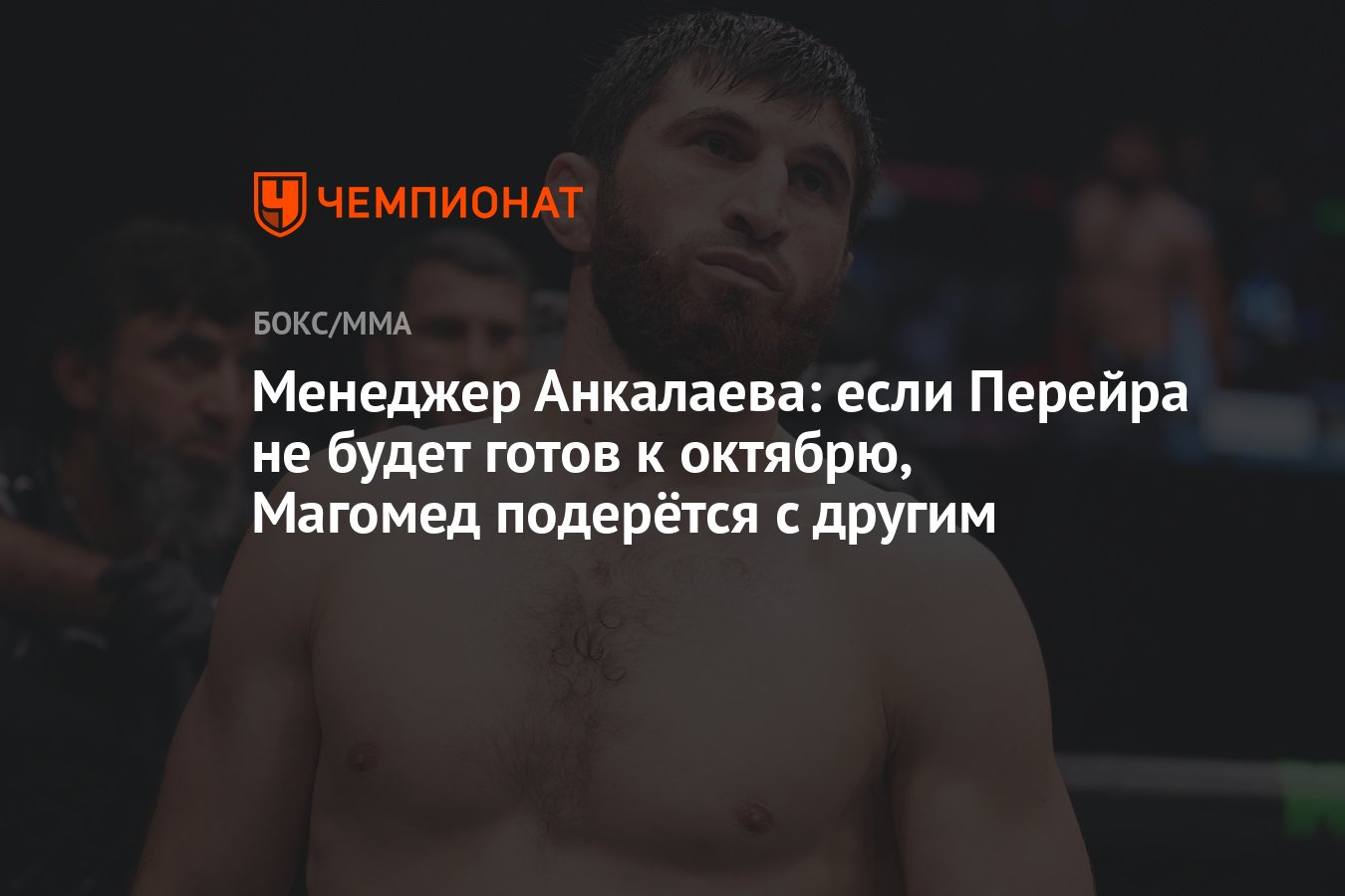Менеджер Анкалаева: если Перейра не будет готов к октябрю, Магомед ...
