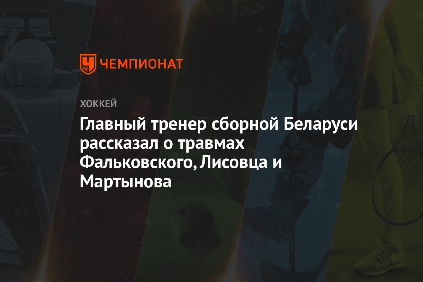 Главный тренер сборной Беларуси рассказал о травмах Фальковского ...