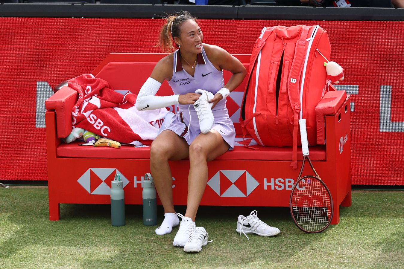 Чжэн Циньвэнь снялась с турнира в Берлине. В 1-м круге она должна была ...