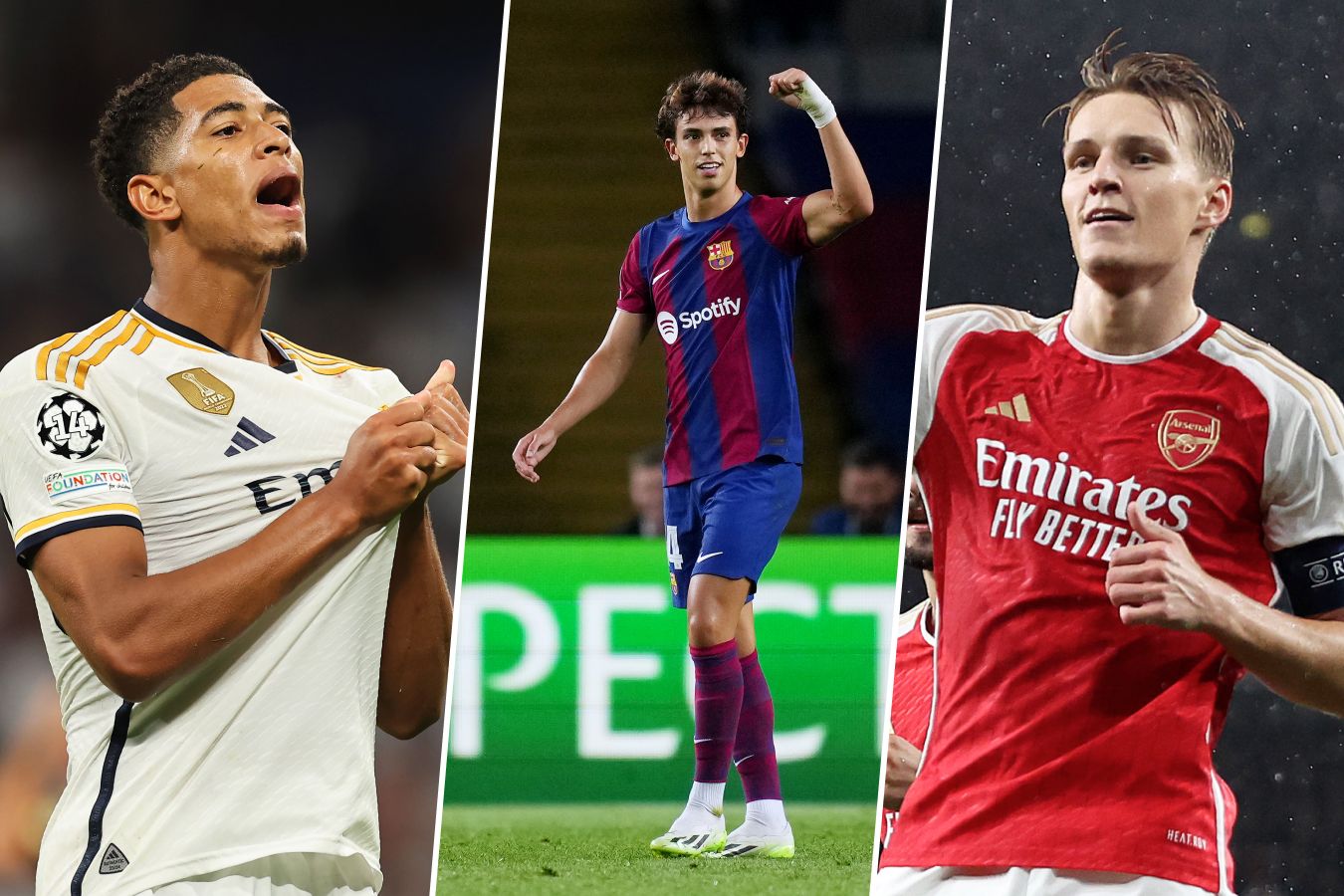 Беллингем, Феликс и Эдегор — претенденты на приз лучшему игроку недели ...