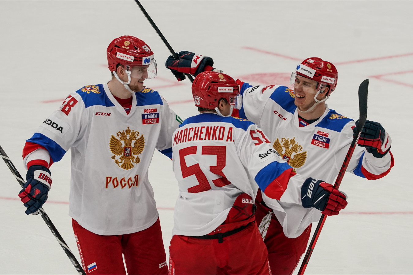Появились фото образцов формы сборной России по хоккею на чемпионат ...