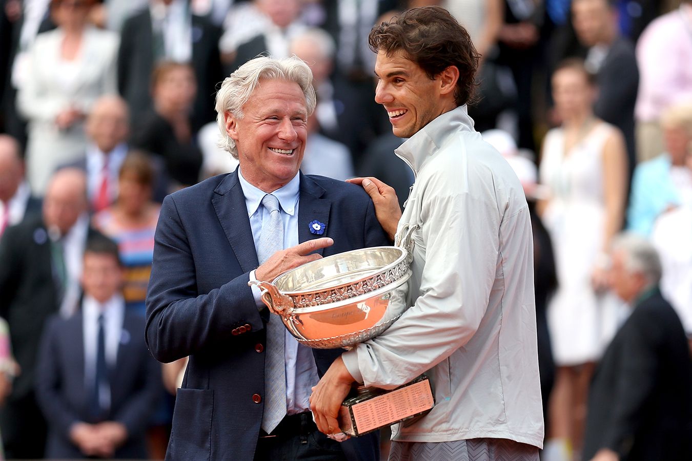 Бьорн Борг ответил, смог ли бы он на пике обыграть Надаля на грунте и ...