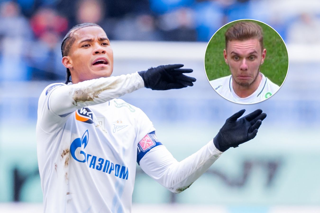 Крылья Советов — Зенит — 1:1, видео, обзор матча 15-го тура РПЛ, голы: Костанца, Глушенков ...