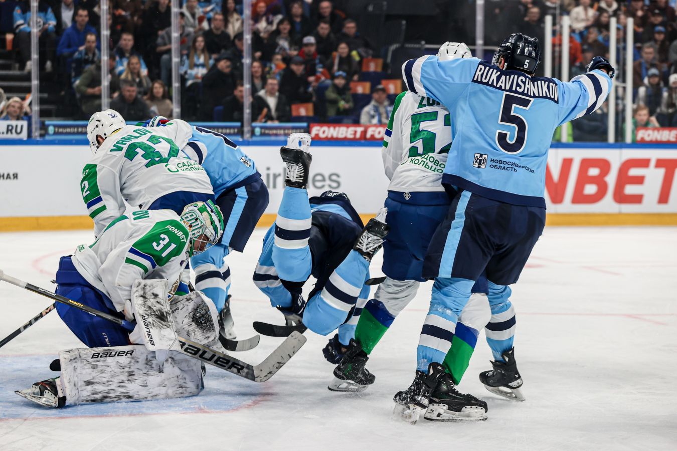 Салават Юлаев — Сибирь: во сколько начало седьмого матча 1/8 финала плей-офф КХЛ 2024-2025, где ...