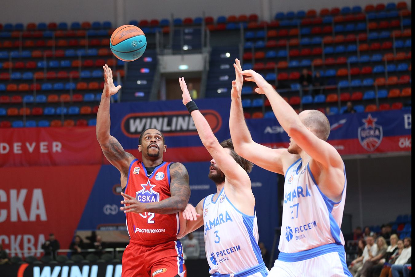 ЦСКА — «Самара», результат матча 13 января 2025, счет 103:60, Единая ...