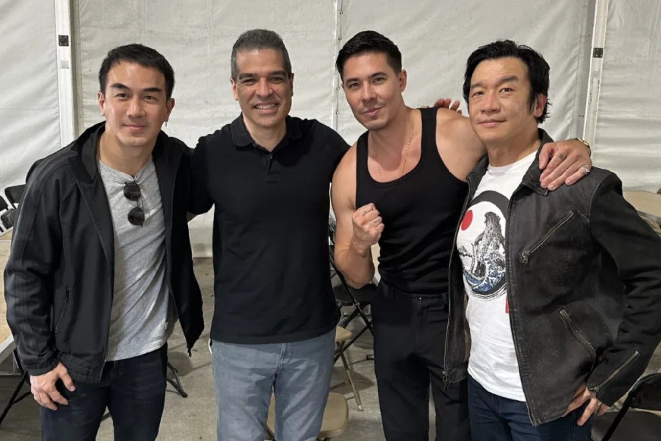 Создатель Mortal Kombat Эд Бун посетил съёмки фильма «Мортал Комбат 2 ...