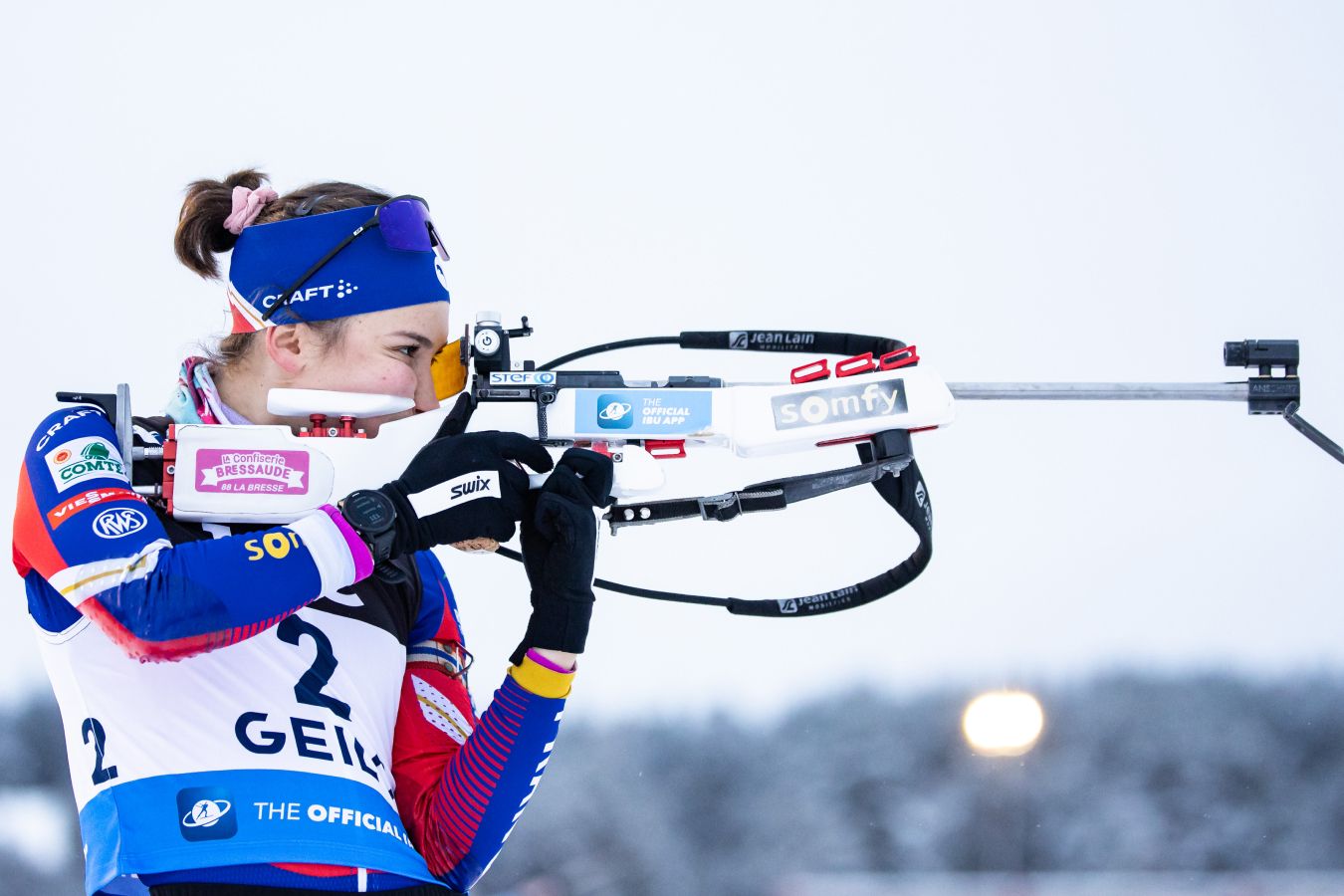 Французская биатлонистка Пола Боте выиграла спринт на этапе Кубка мира ...