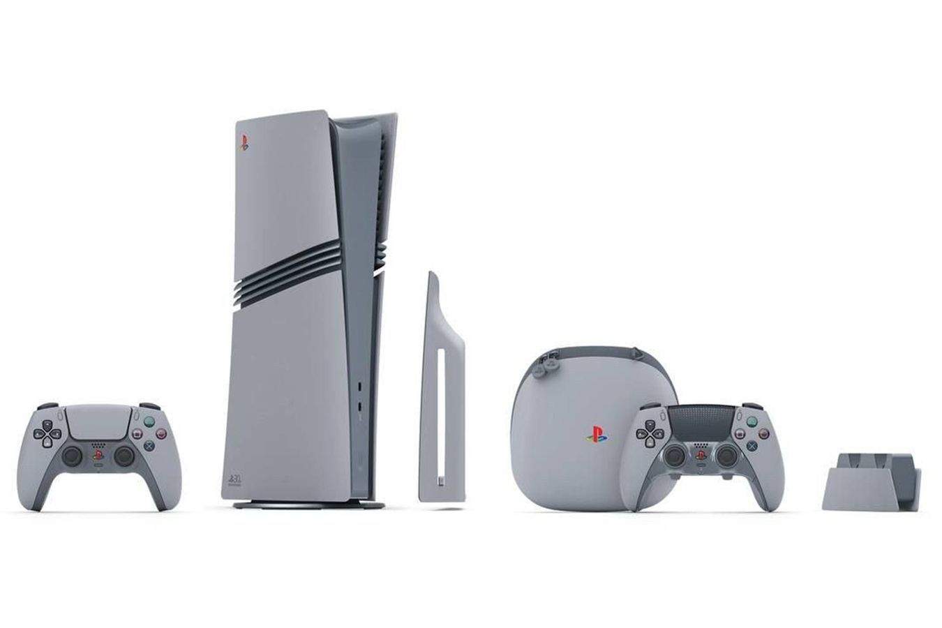 Sony представила PS5 Slim и PS5 Pro в дизайне культовой PS1 - Чемпионат