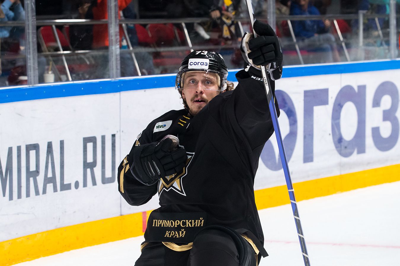 Чешский защитник «Адмирала» Либор Шулак забросил красивую шайбу в КХЛ ...