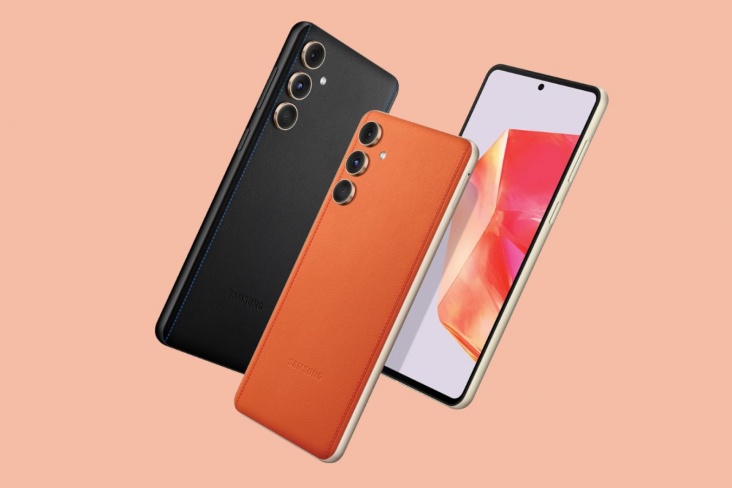 Samsung представила бюджетный смартфон Galaxy C55 5G с кожаной задней ...